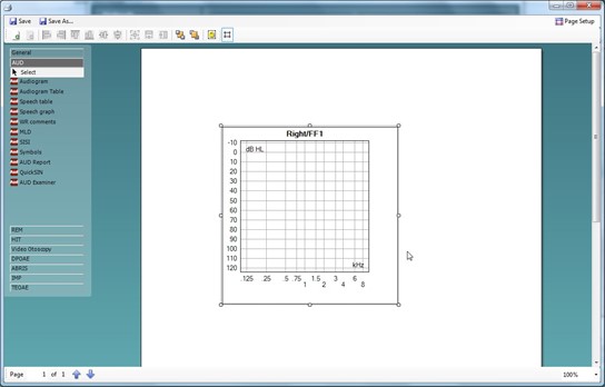 Affinity Compact | Customized Printout Setup | Interacoustics